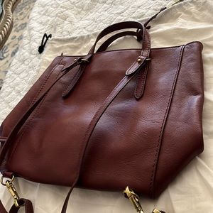 Fossil | Bags | Fossil Camilla Convertible Large Leather Backpack Never ...